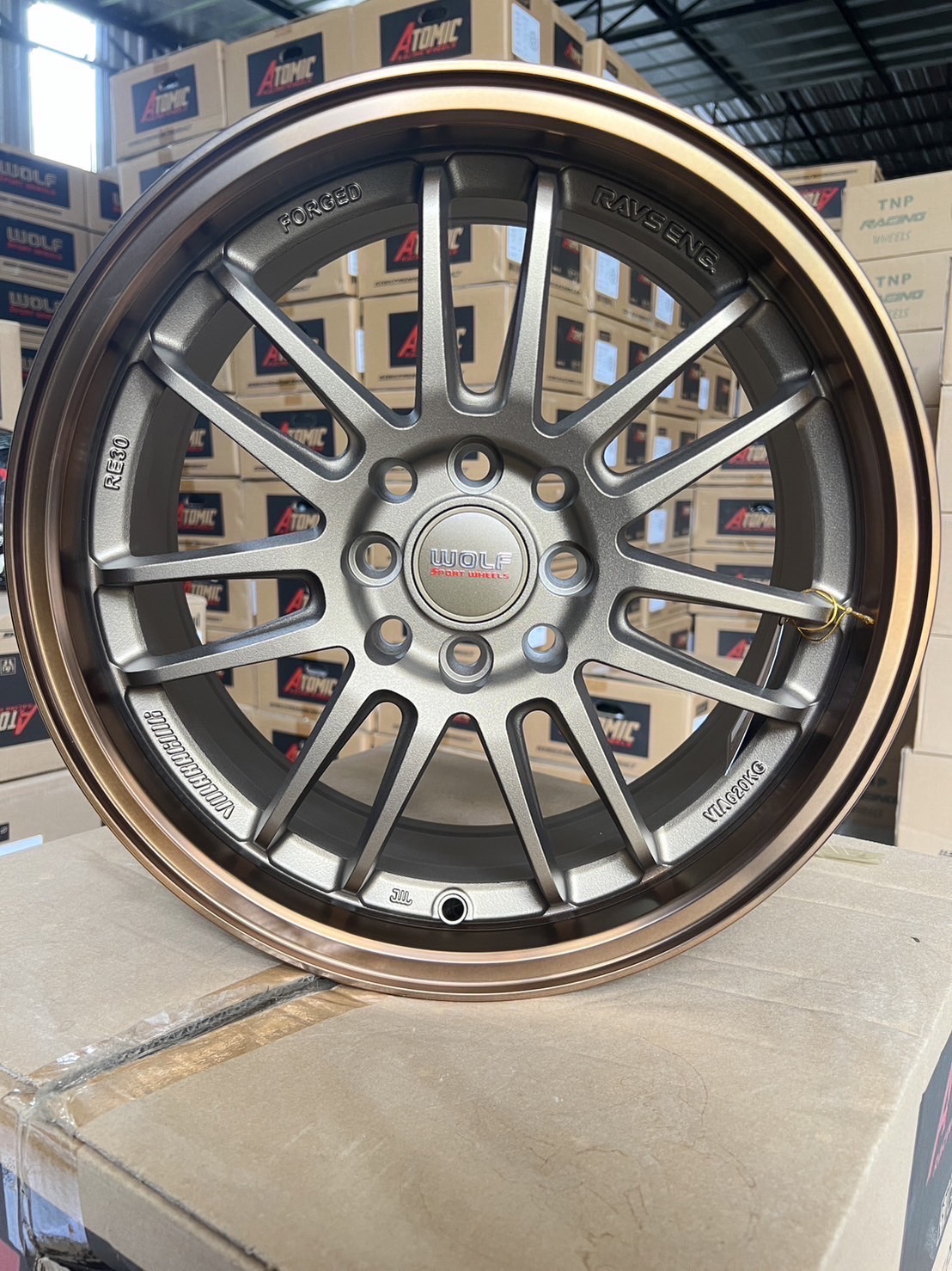 ล้อแม็ก รถเก๋ง 16 ล้อแม็กใหม่สุดRace Re30 4รู100/114 ET35 ทองแดง 7-16นิ้ว ล้อแม็กซ์ ยางรถยนต์